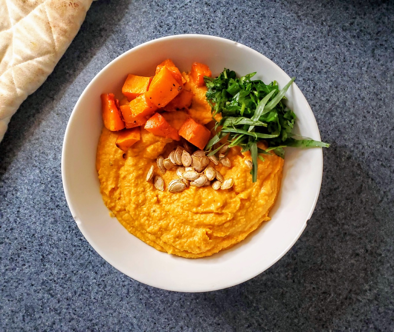 Roasted Butternut Squash Hummus | Inside Out Health & Wellness